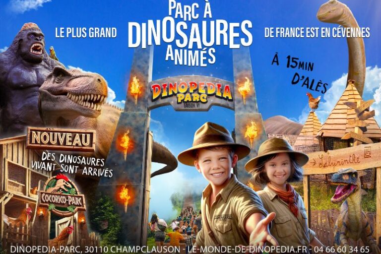 Parcs de dinosaures et créatures préhistoriques - Le monde de Dinopedia